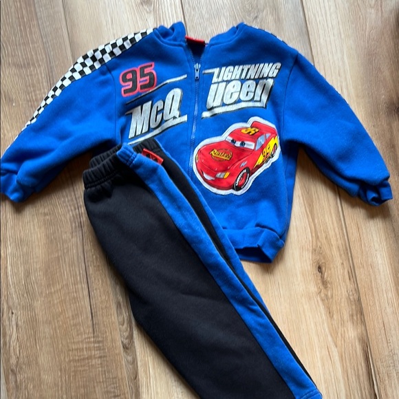 Disney | Matching Sets | Blue Disney Cars Lightning Mcqueen Toddler ...